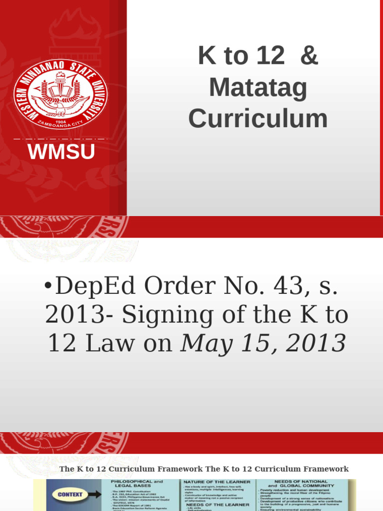 K To 12 Matatag Curriculum | PDF | Curriculum | Learning