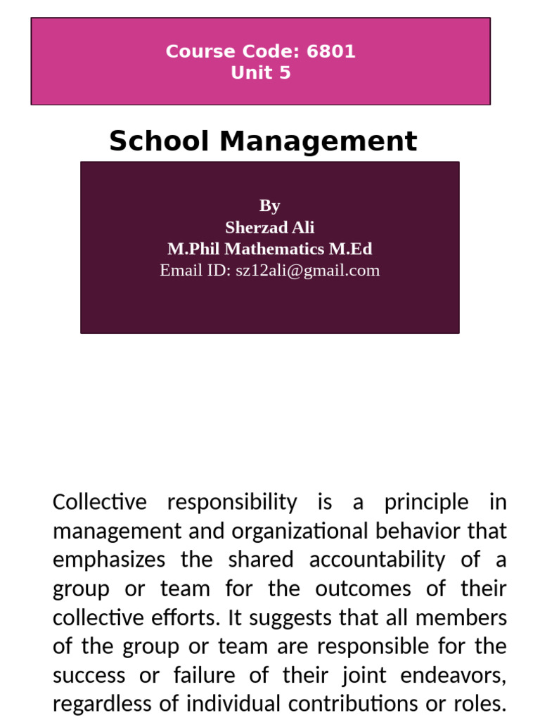 Understanding Collective Responsibility | PDF | Accountability | Risk Management