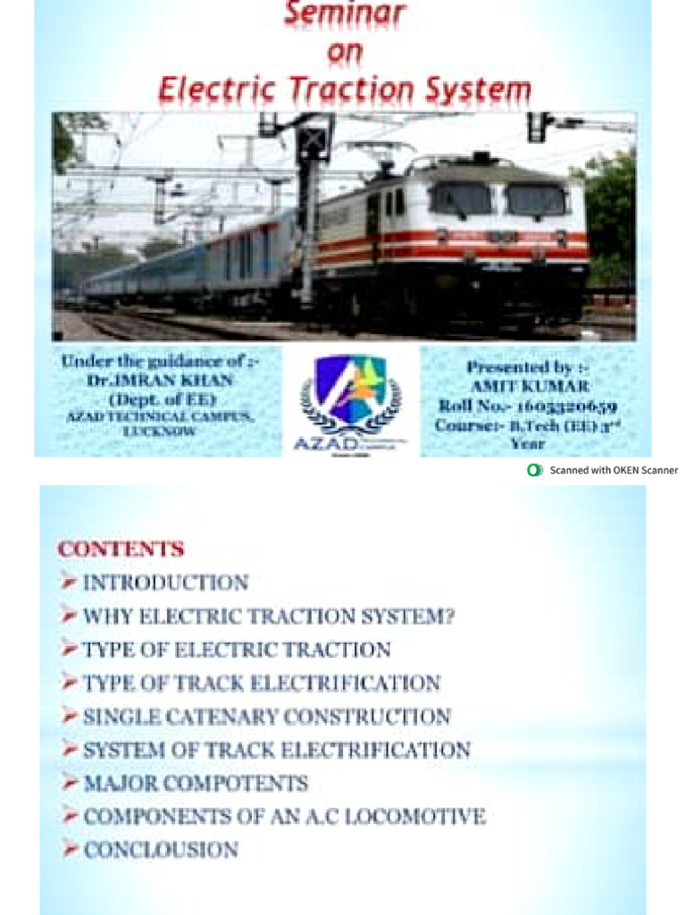 Traction System | PDF