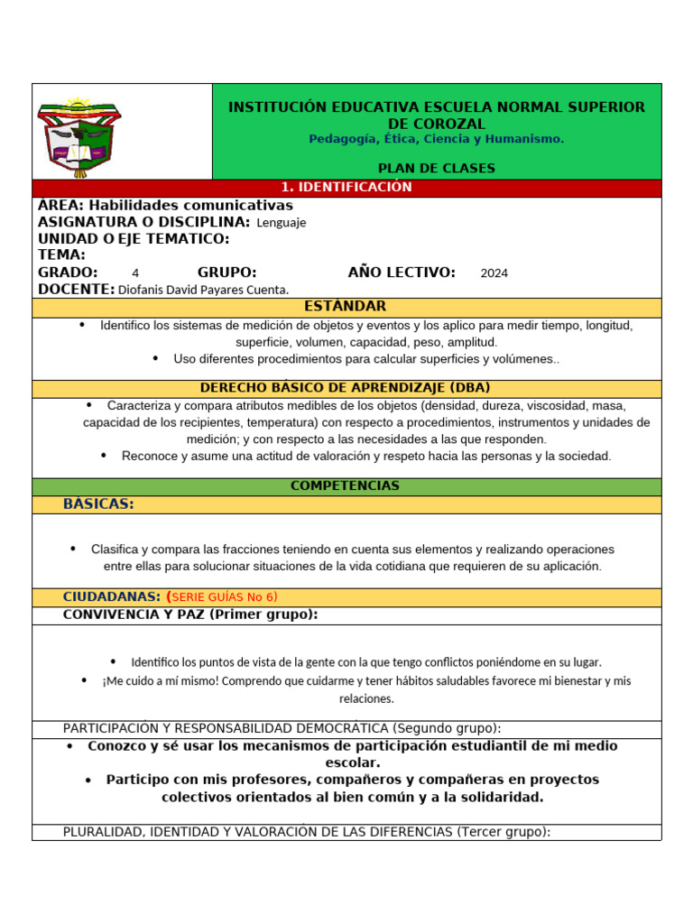 Plan de Geometrias | PDF | Medición | Volumen