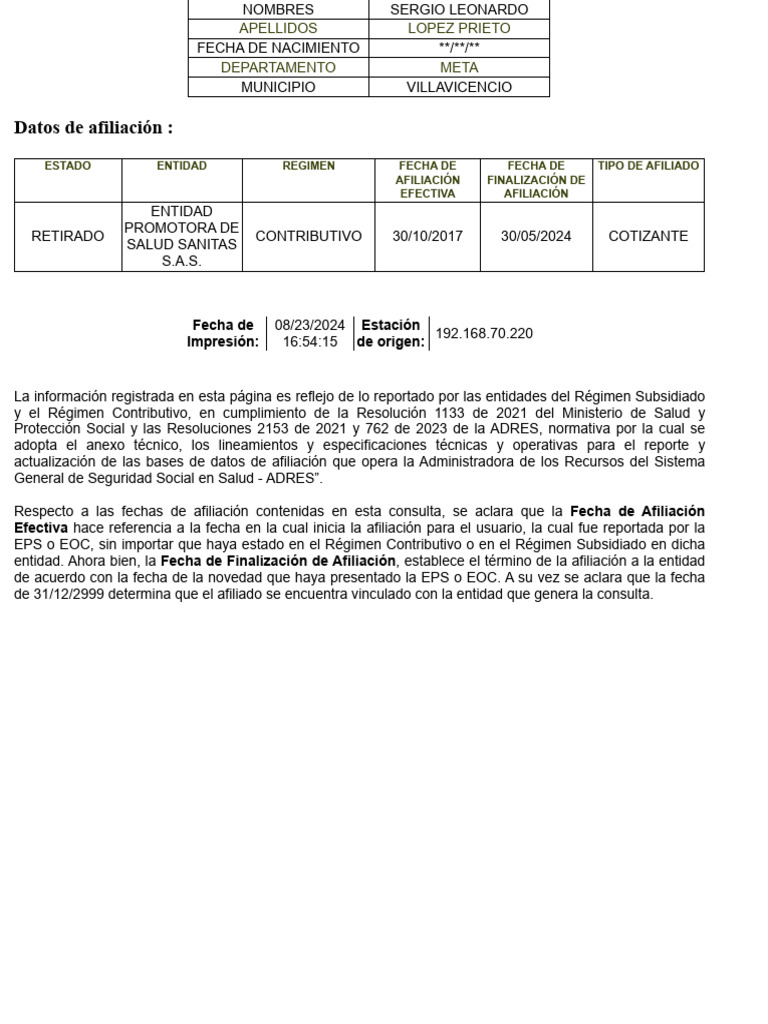 Documentos Sergio | PDF | Pensión