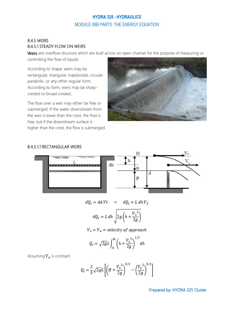 Module 08b Part3 - Fluid Flow Measurement | PDF | Fluid Mechanics | Civil Engineering