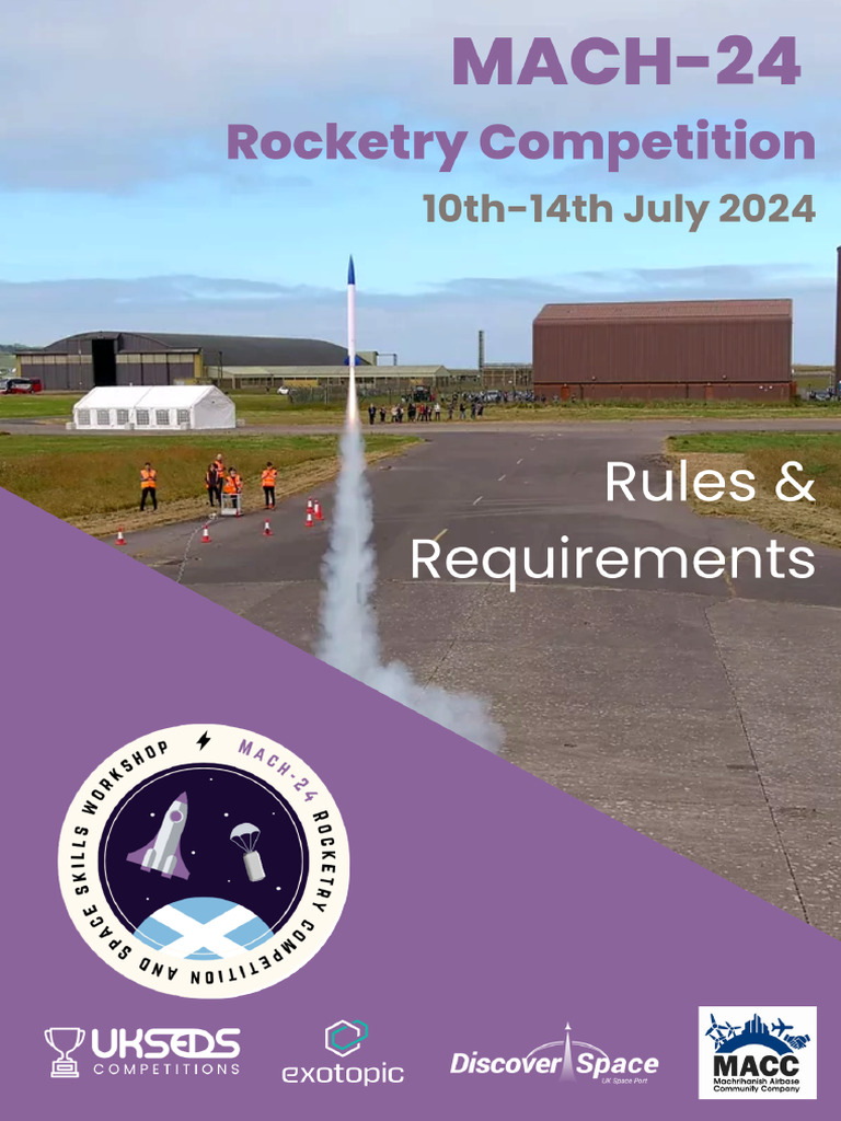 Mach 24 Missile Competition Guidelines | PDF | Rocket | Force
