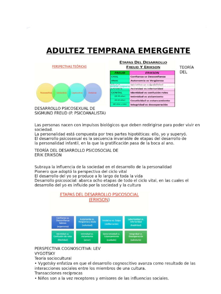 Adultez Temprana | PDF