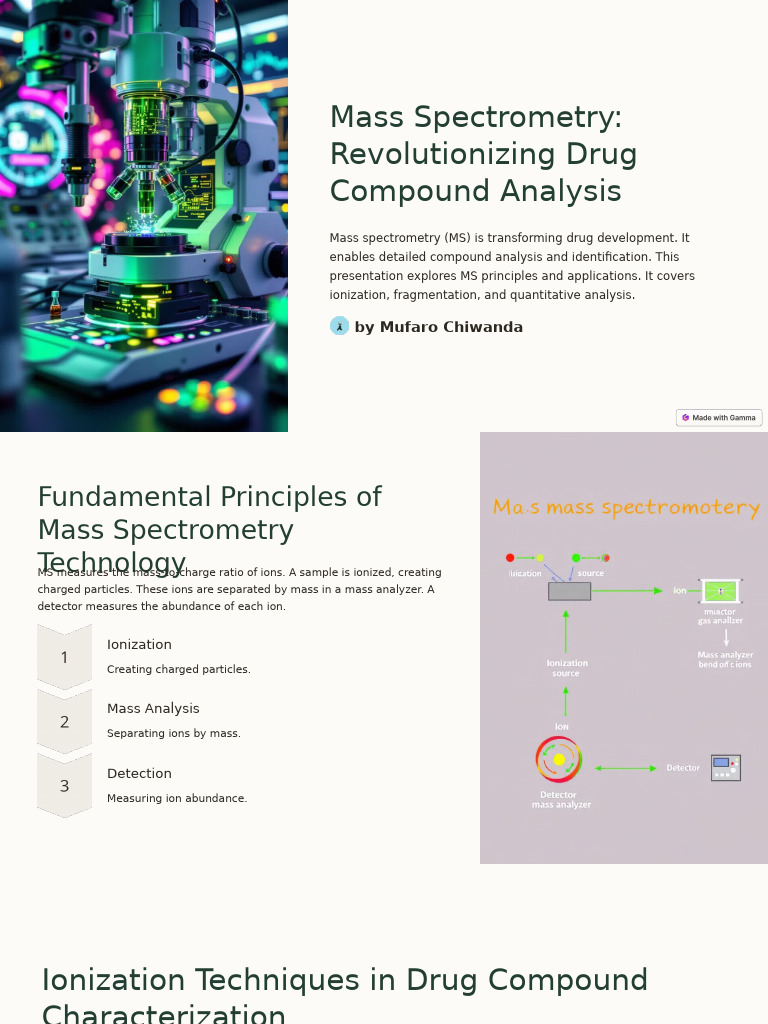 Mass Spectrometry Revolutionizing Drug Compound Analysis | PDF | Mass ...