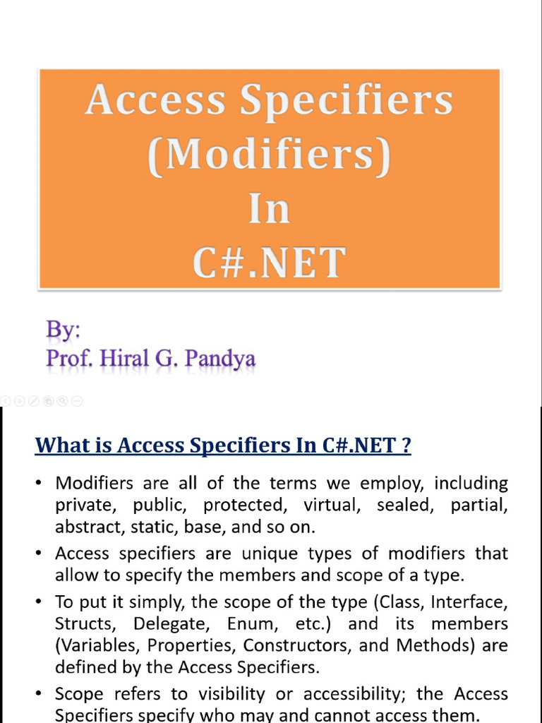 Access_specifiers | PDF