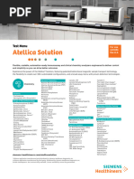 Siemens Healthineers Atellica Ci Analyzer Assay Menu | PDF | Alanine ...