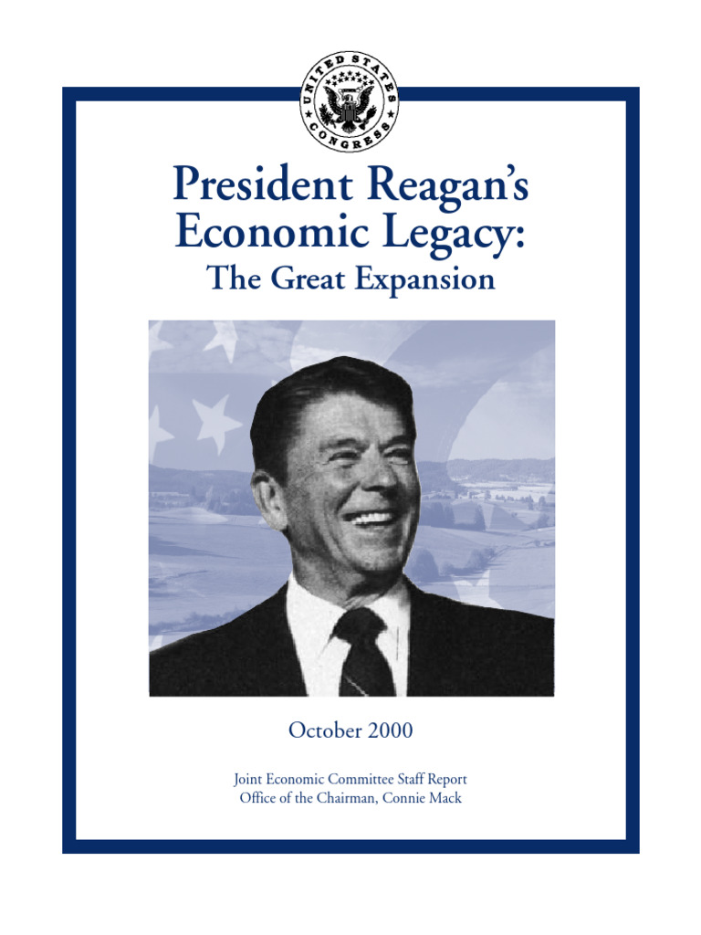 president-reagan-s-economic-legacy-great-expansion-oct-2000 | PDF ...