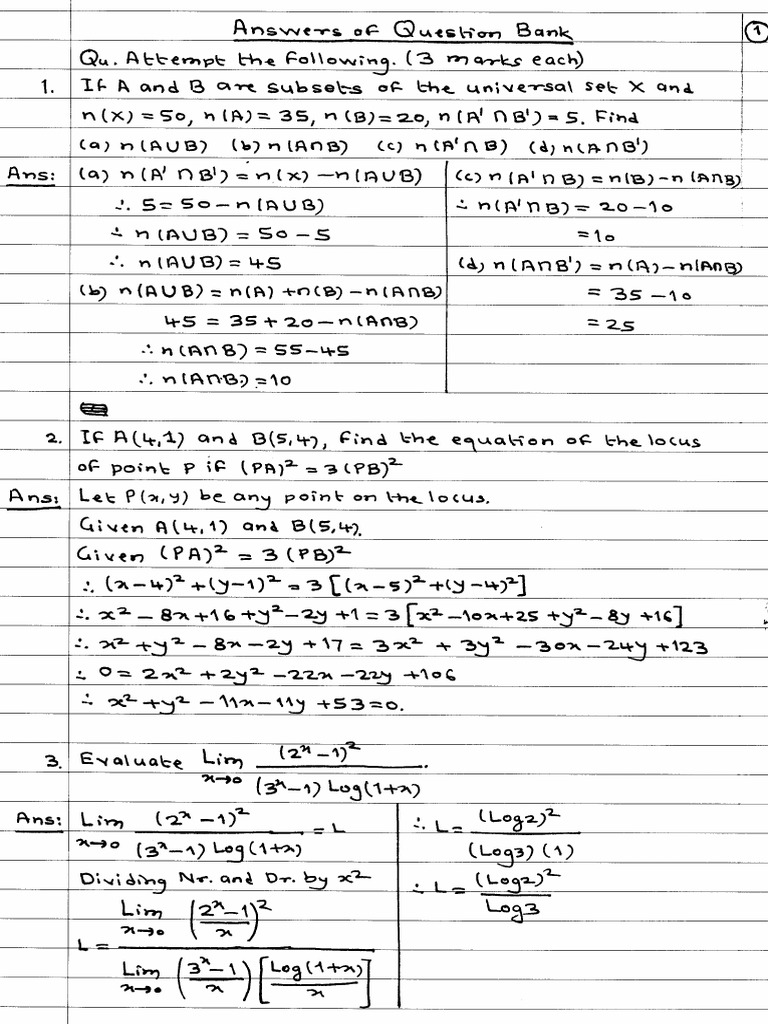 Answers QB2025 3marks | PDF