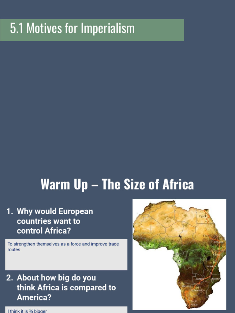 Understanding Imperialism Motives | PDF | Imperialism | Economies