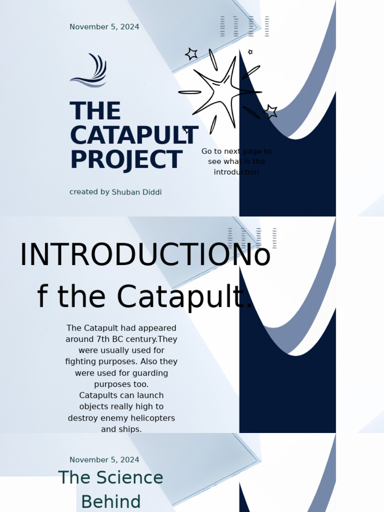 Understanding Catapults: Science & Build Guide | PDF