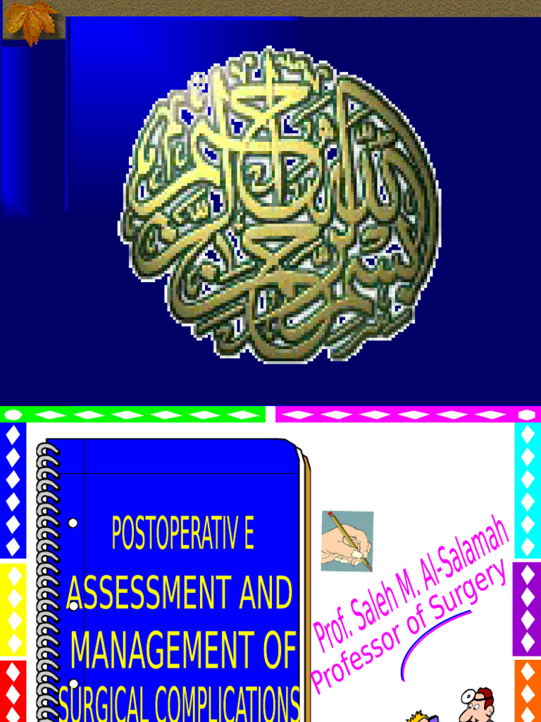 Postoperative Care and Complications Guide | PDF | Surgery | Anesthesia