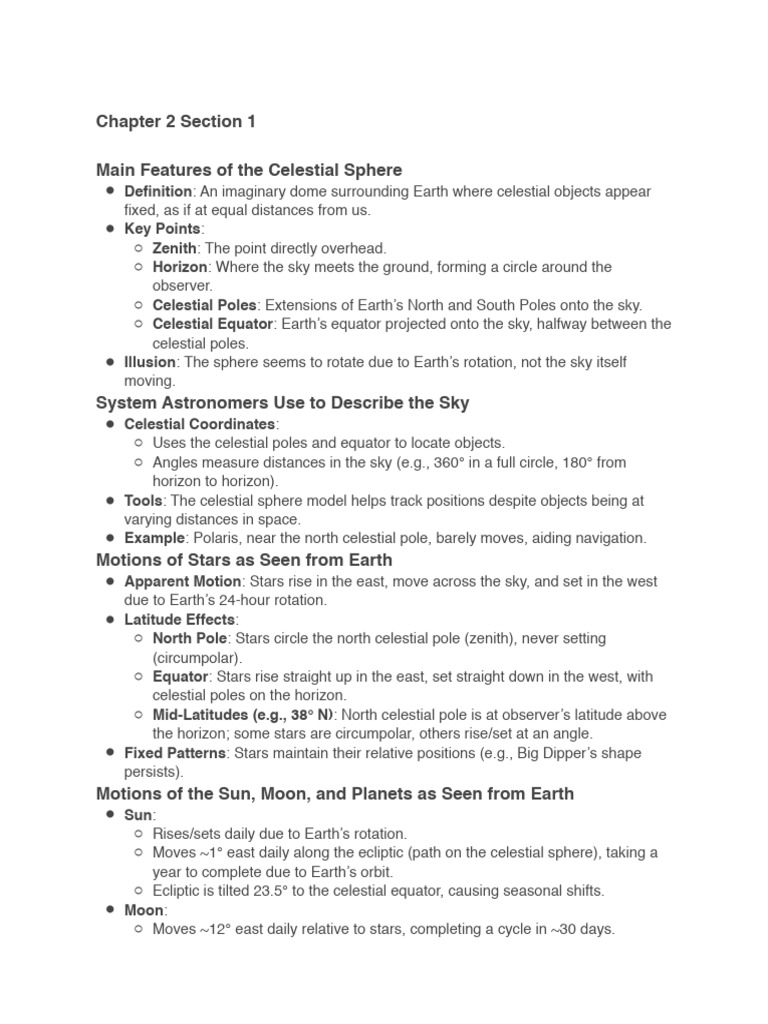 Chapter 2 Section 1 | PDF | Astrology | Heliocentrism