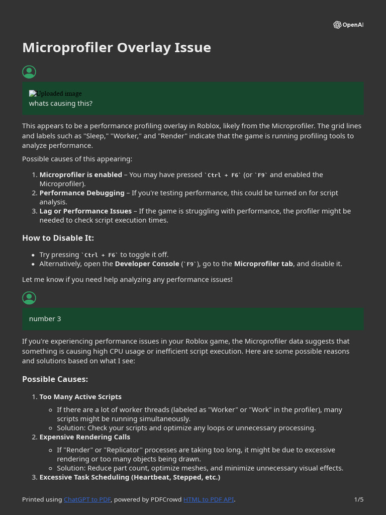 Microprofiler Overlay Issue | PDF | Rendering (Computer Graphics ...