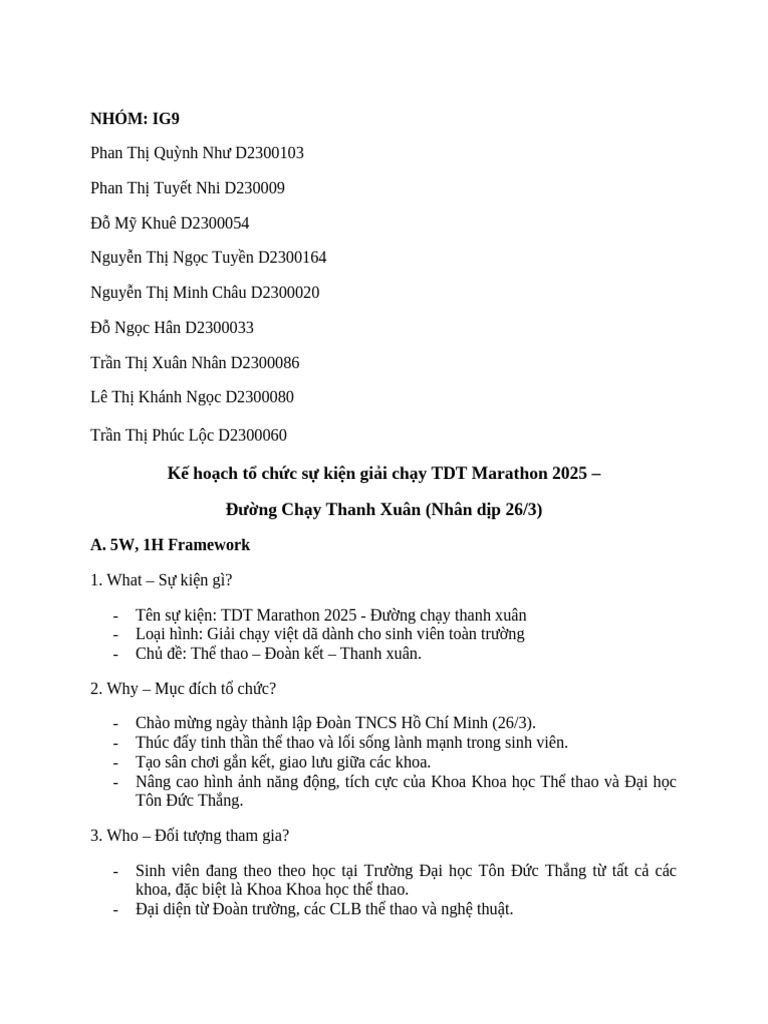 BTN1. 5Ws1H và 6As | PDF