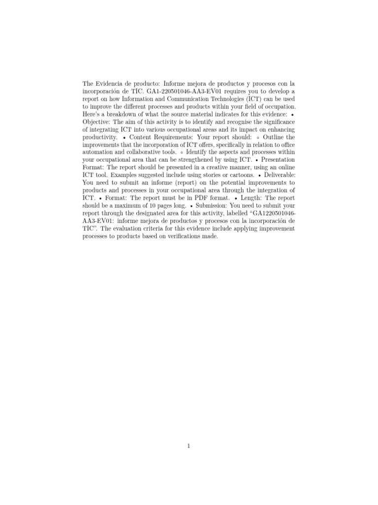 ICT Integration for Product Improvement | PDF