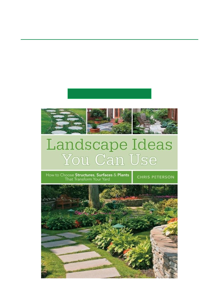 Landscape Ideas You Can Use How To Choose Structures, Surfaces & Plants ...