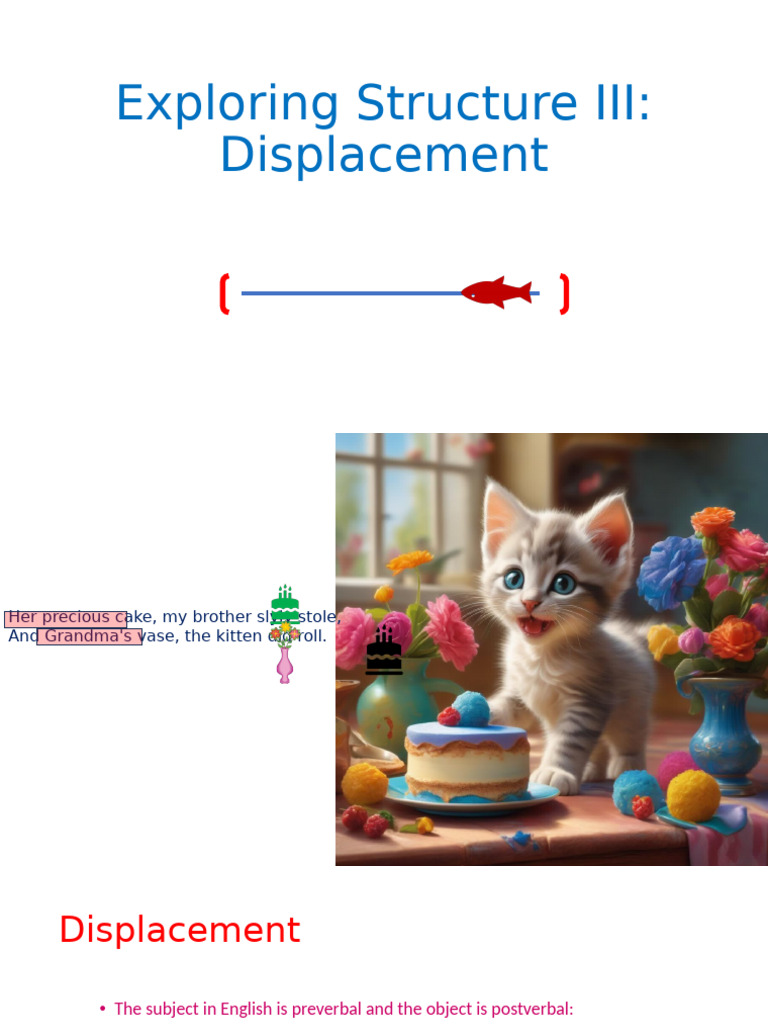 Lecture 3 - Displacement | PDF | Phrase | Linguistic Typology