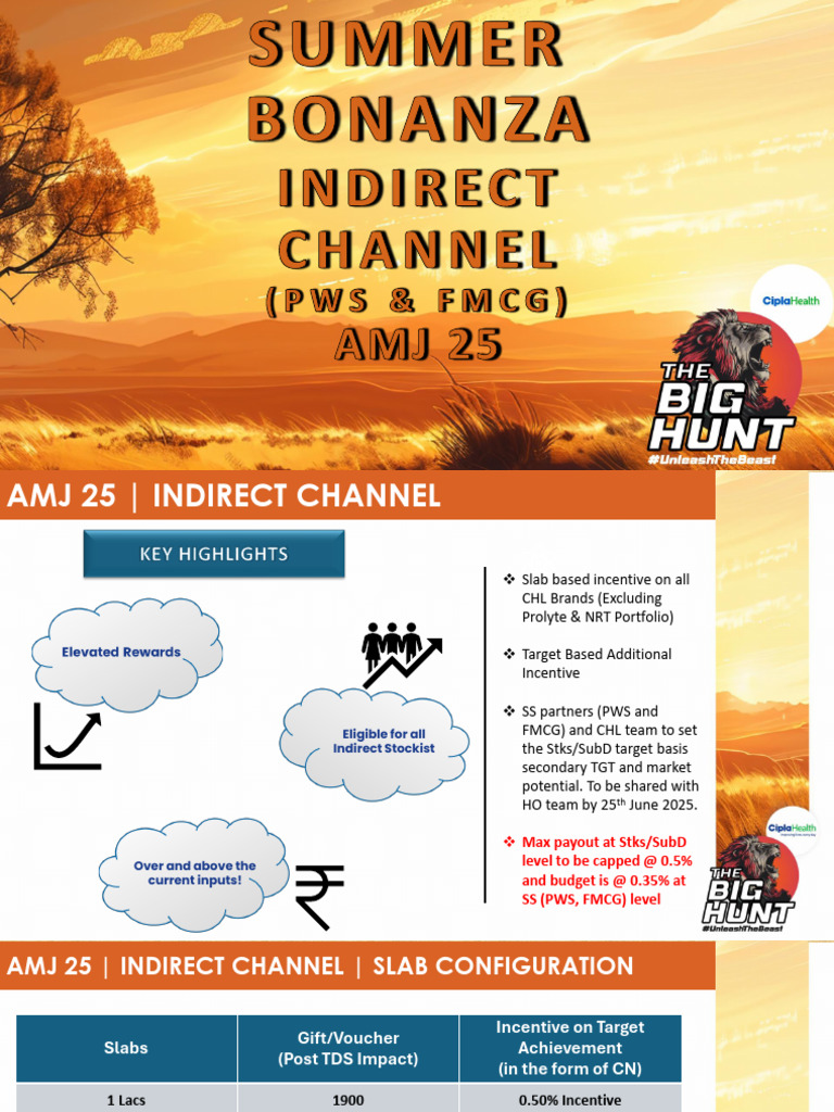 AMJ 25 Summer Bonanza Indirect Channel v2 | PDF