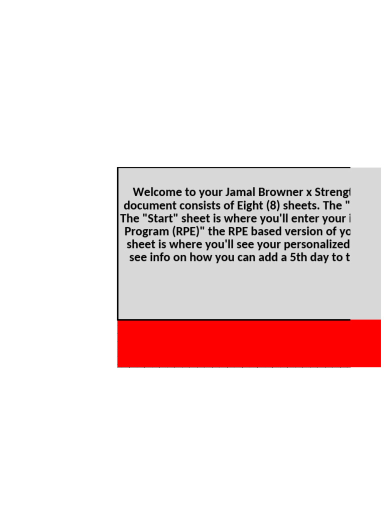 SSTT X Jamal Browner 12 Week Intermediate Vol 5 | PDF | Physical Fitness | Strength Training