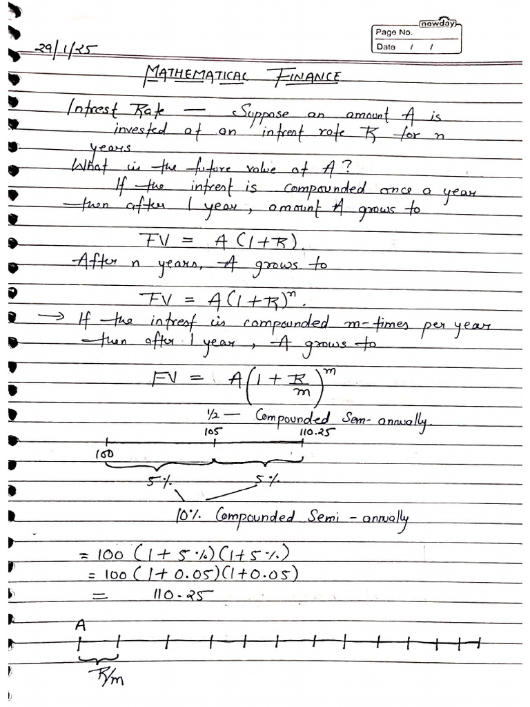 Mathematical Finance | PDF