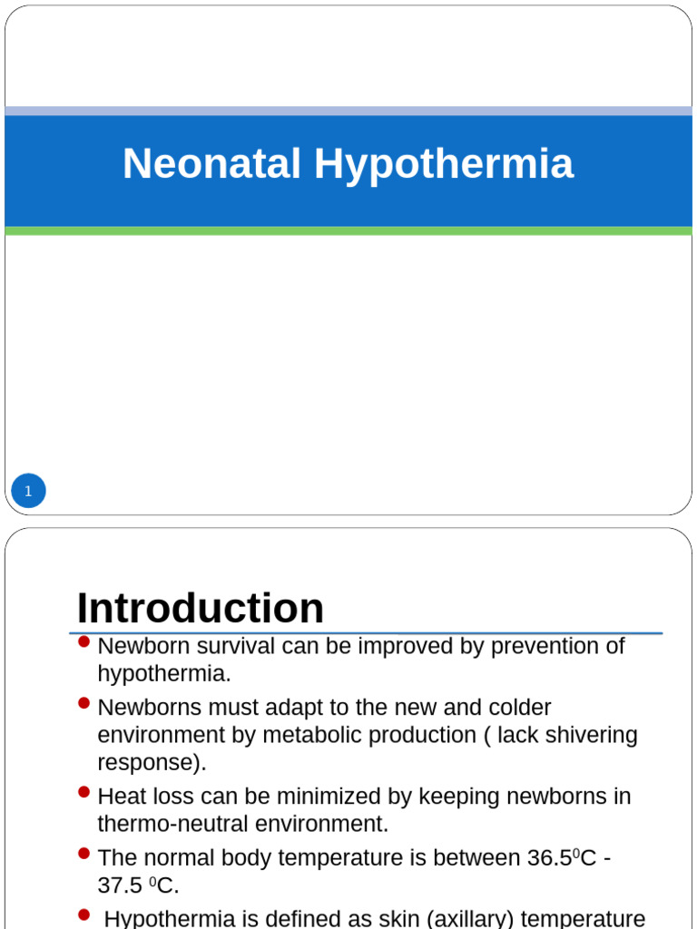 Hypo and Hyperthermia | PDF | Hypothermia | Thermoregulation