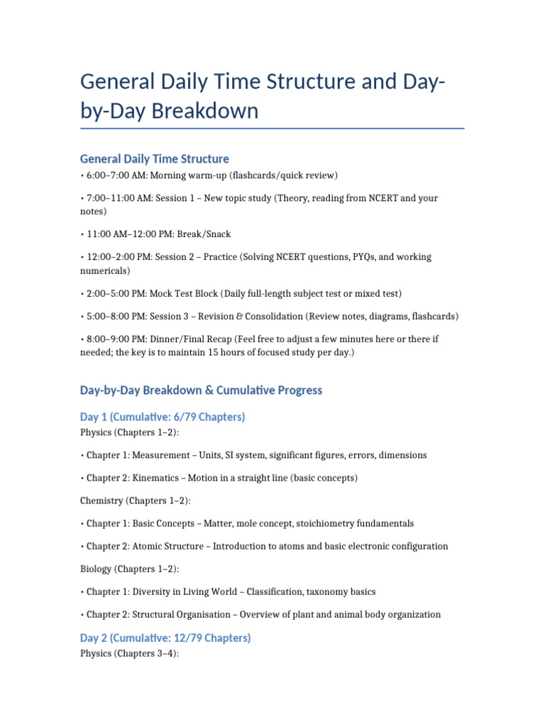 Study Plan v2 | PDF | Chemical Reactions | Chemistry