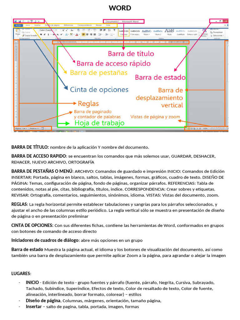 Utilidades de Word: Resumen y Herramientas | PDF | Microsoft Word ...