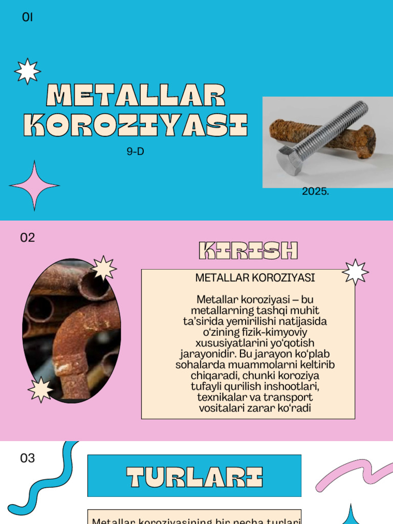 Metallar Koroziyasi - 20250317 - 205255 - 0000 | PDF