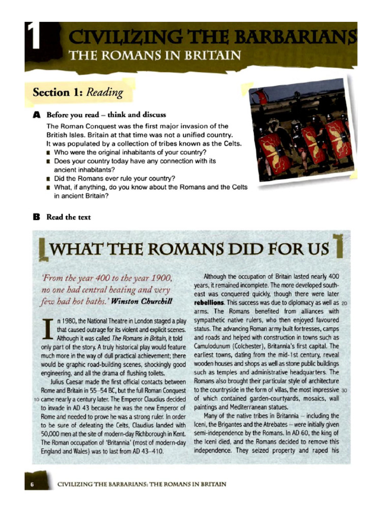 Template - Civilizing The Barbarian | PDF