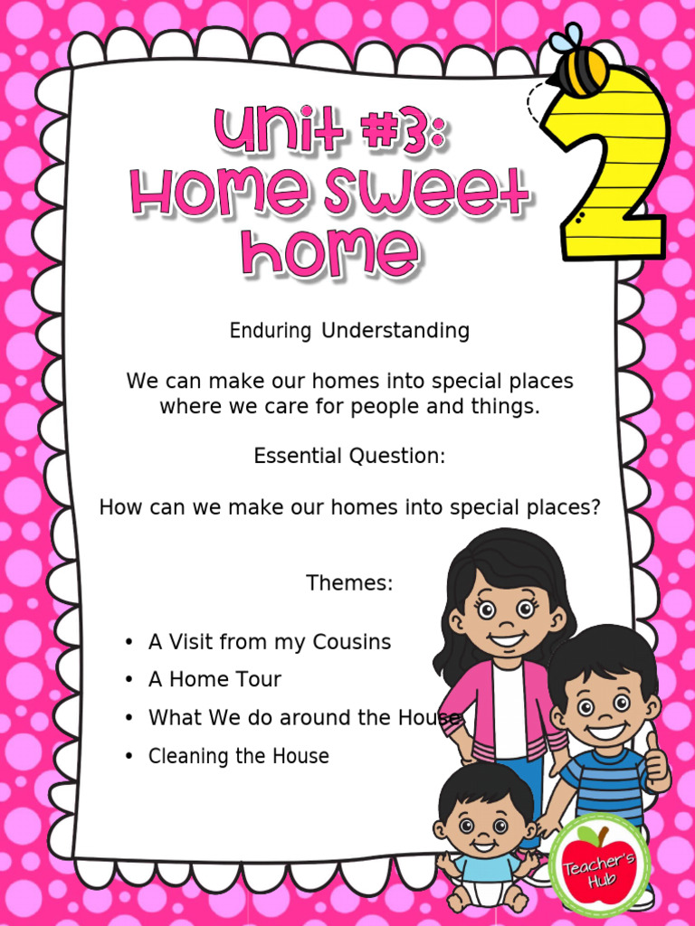 2ND Grade - Unit 3 - Home Sweet Home | PDF | Home