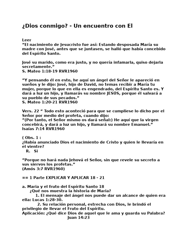 Dios, Un Encuentro Con Él | PDF | María, madre de Jesús | San José