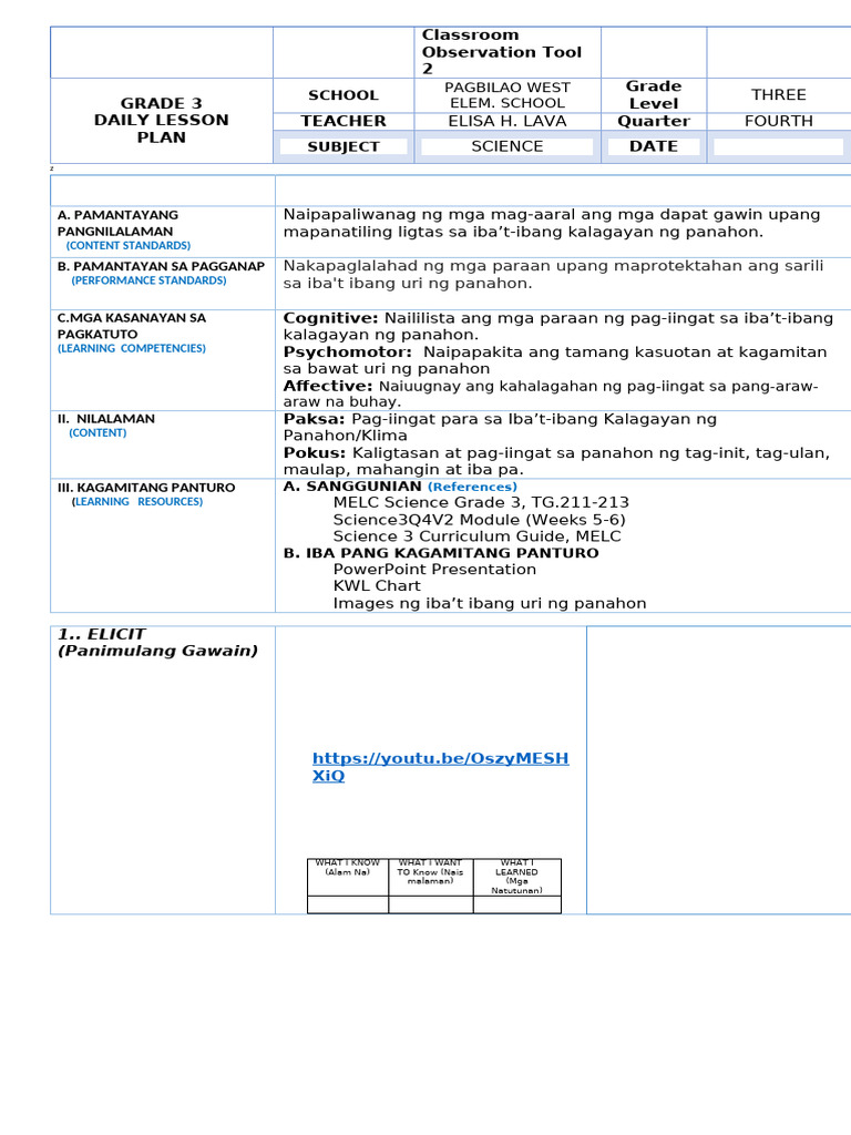 COT Science3 LP FourthQtr | PDF
