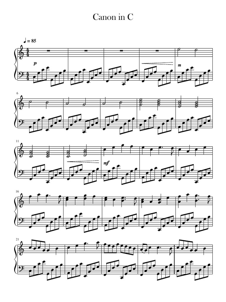Canon_in_C | PDF