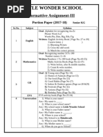 FLN ACTIVITIES CLASS 1 | PDF