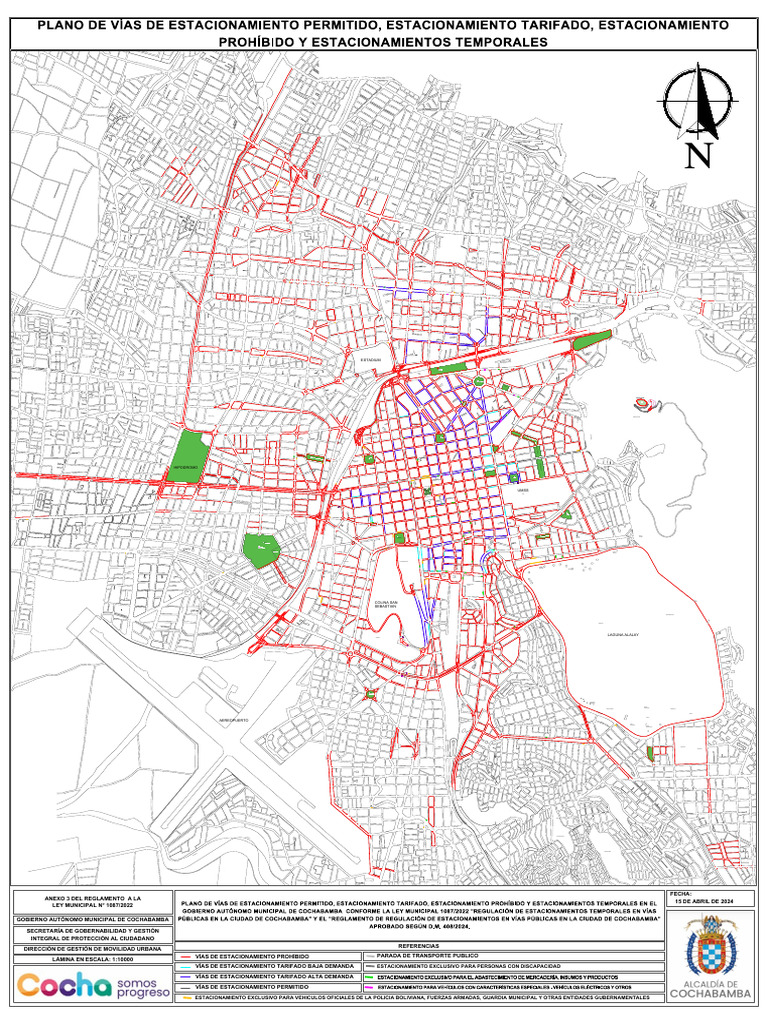 5. Plano de Zonas tarifadas, prohibidas y permitidas A0 | PDF