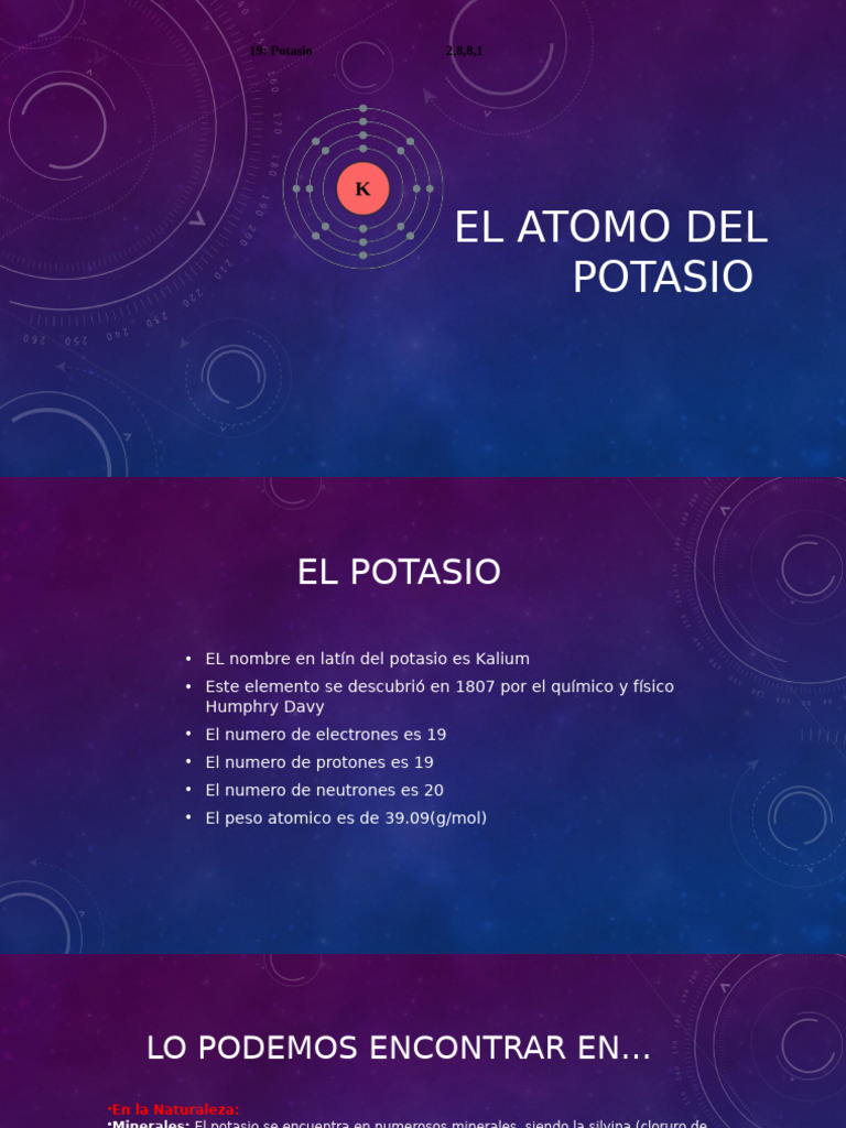 El Atomo Del Potasio | PDF
