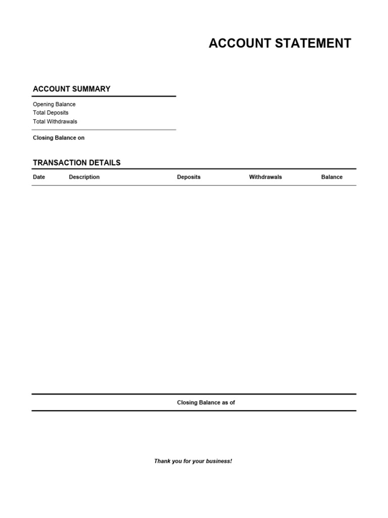 Bank Statement | PDF | Debits And Credits | Financial Services