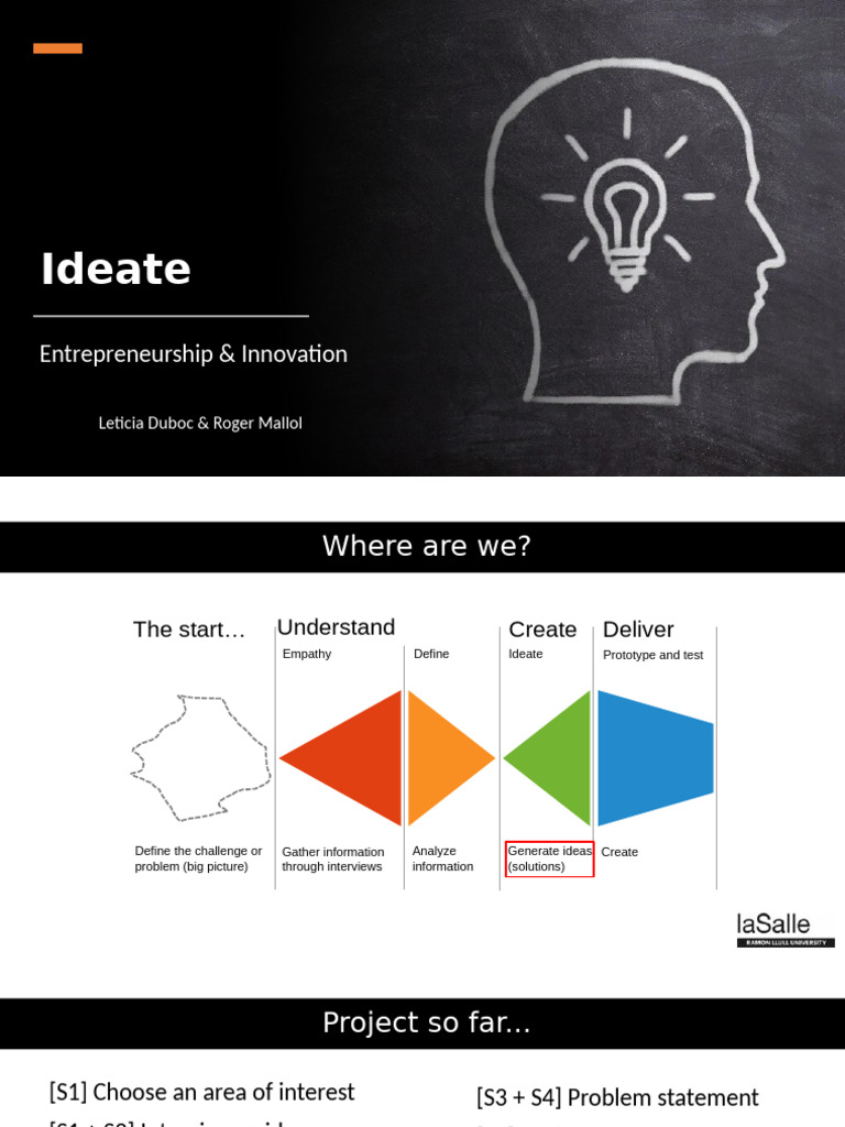Ideate - Slides de Clase | PDF | Brainstorming | Cognition