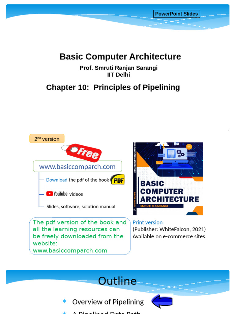 Chapter 10 Principles of Pipelining | PDF | Central Processing Unit | Integrated Circuit