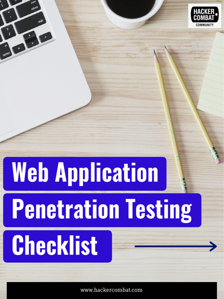 Web Application Penetration Testing Checklist 1587411574 | PDF | World ...