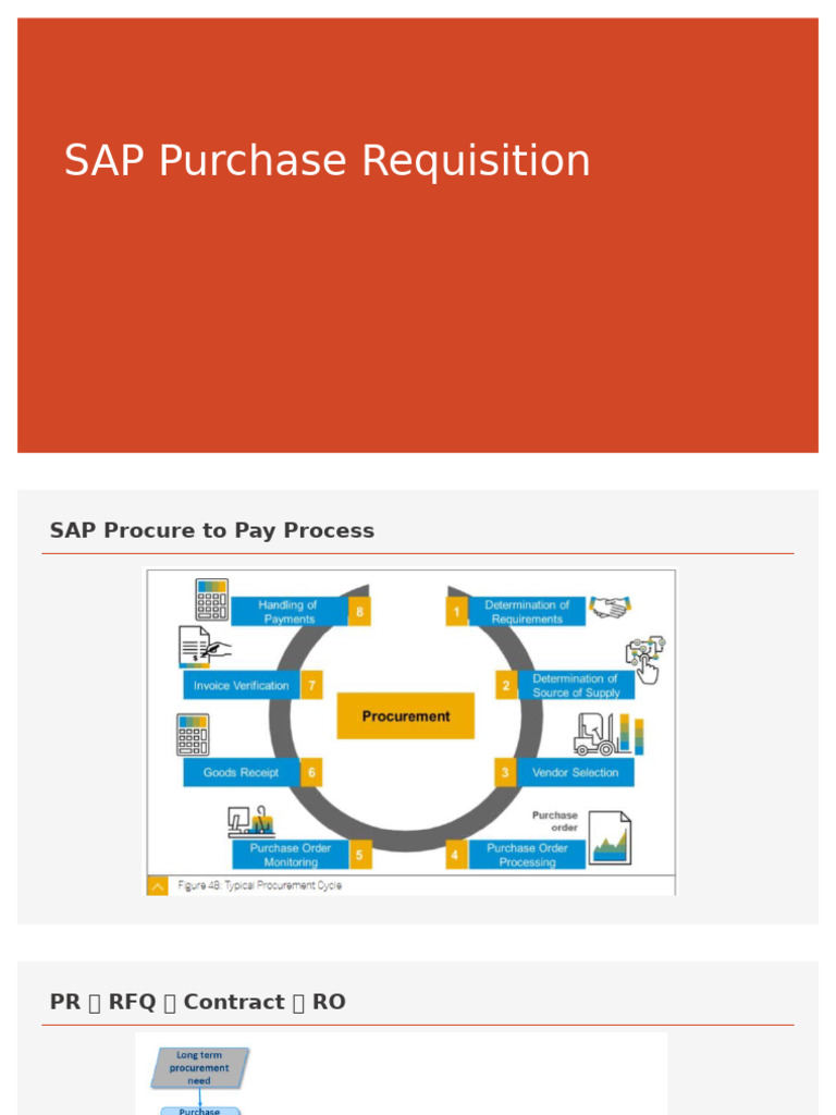 SAP Purchase Requisition | PDF