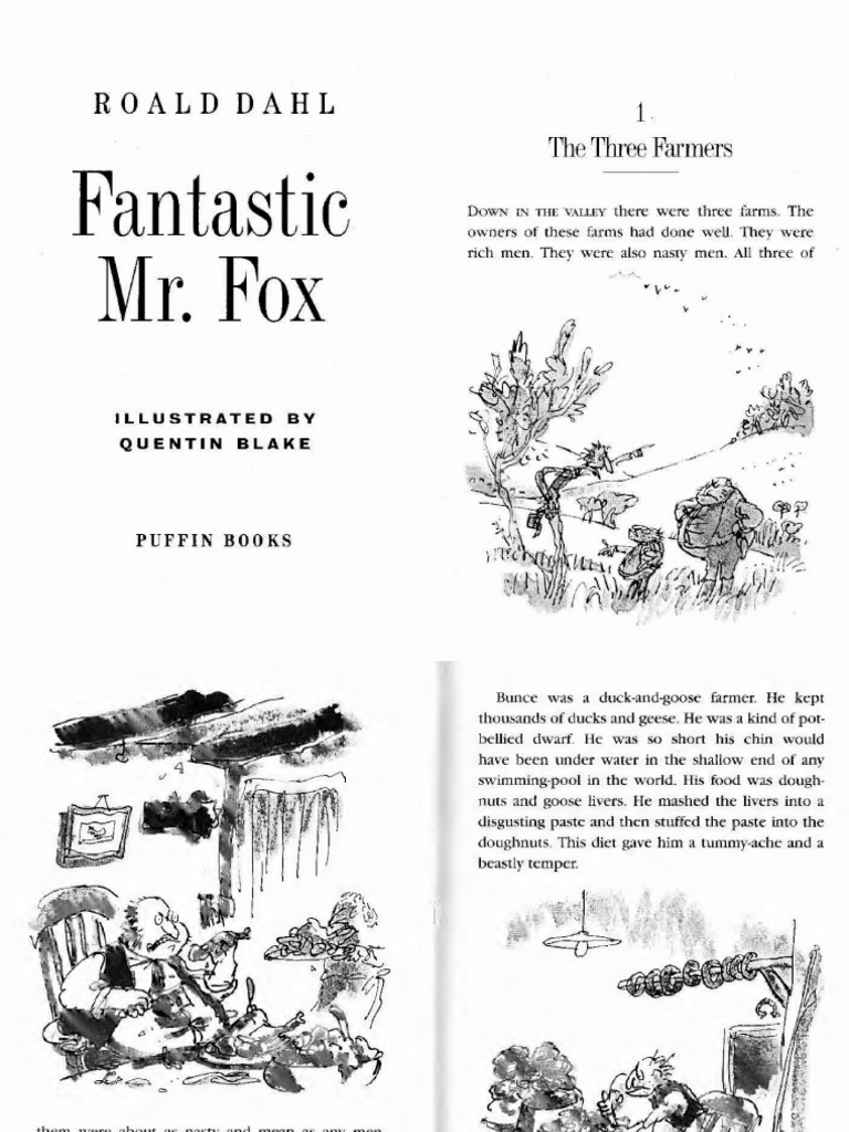 Roald Dahl-Fantastic Mr Fox-Final oral exam 2023-Phonetics III | PDF