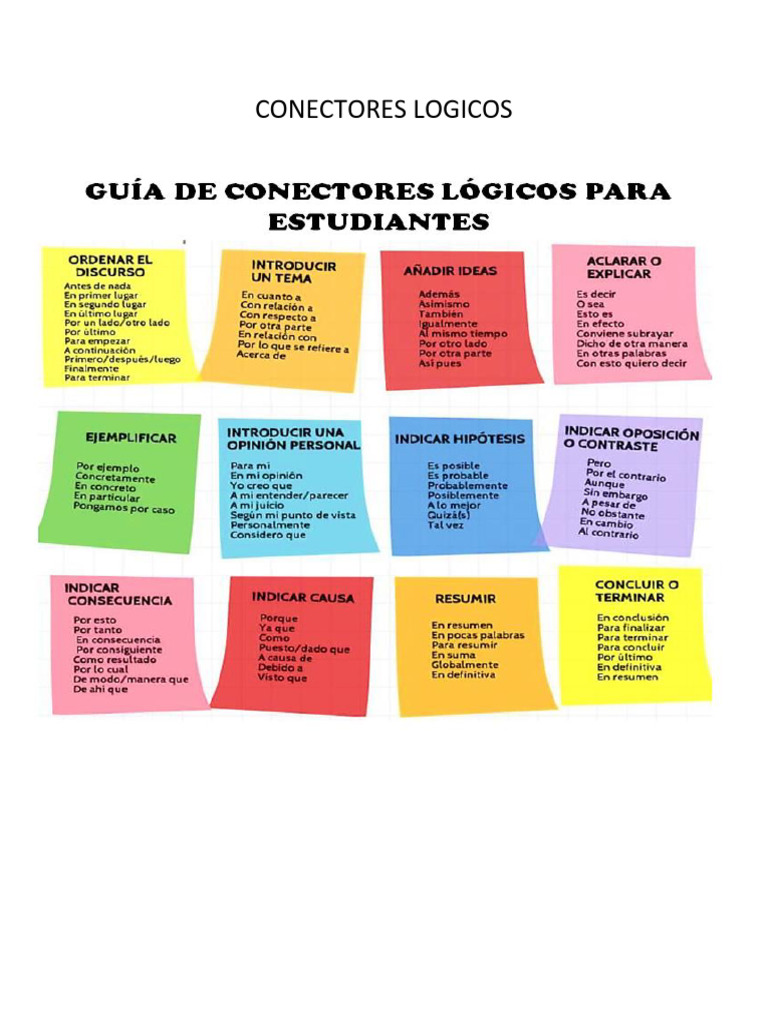 Conectores Logicos | PDF