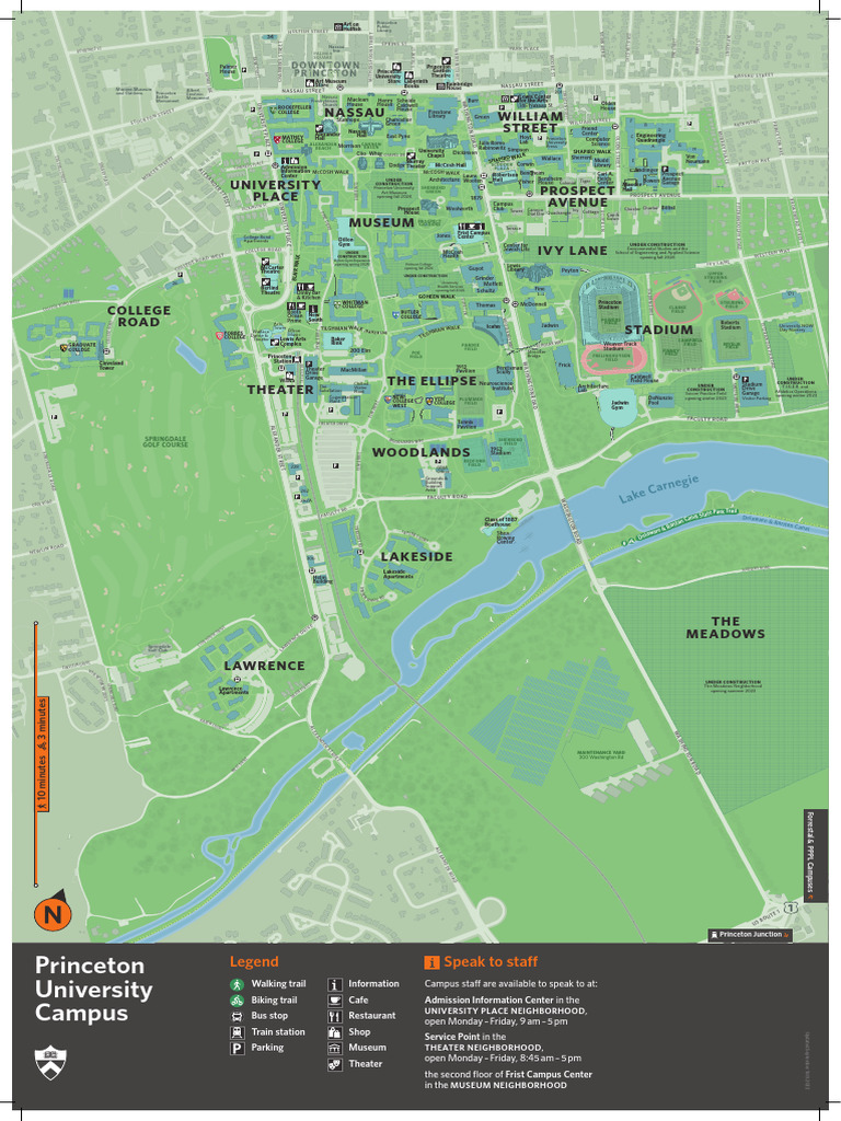 2022 09 16 Campus Map | PDF | Princeton University