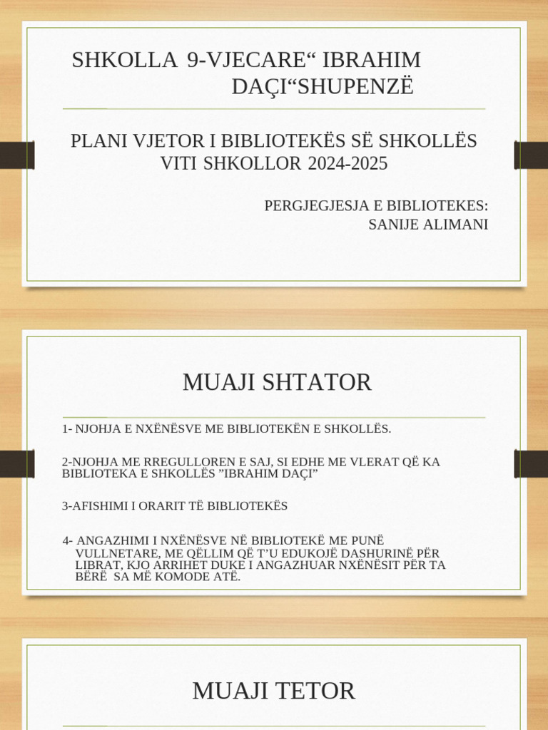 BIBLIOTEKA Plani11111 | PDF