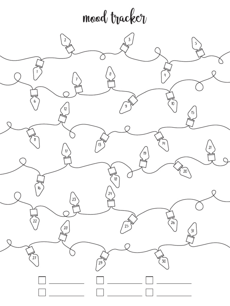 Mood Tracker Letter | PDF