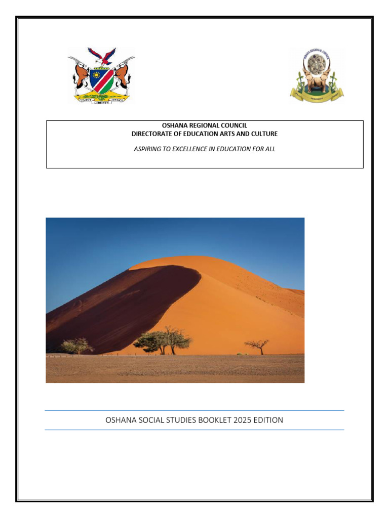 Grade 5 Social Studies Summary Namibia | PDF | Cost Of Living ...