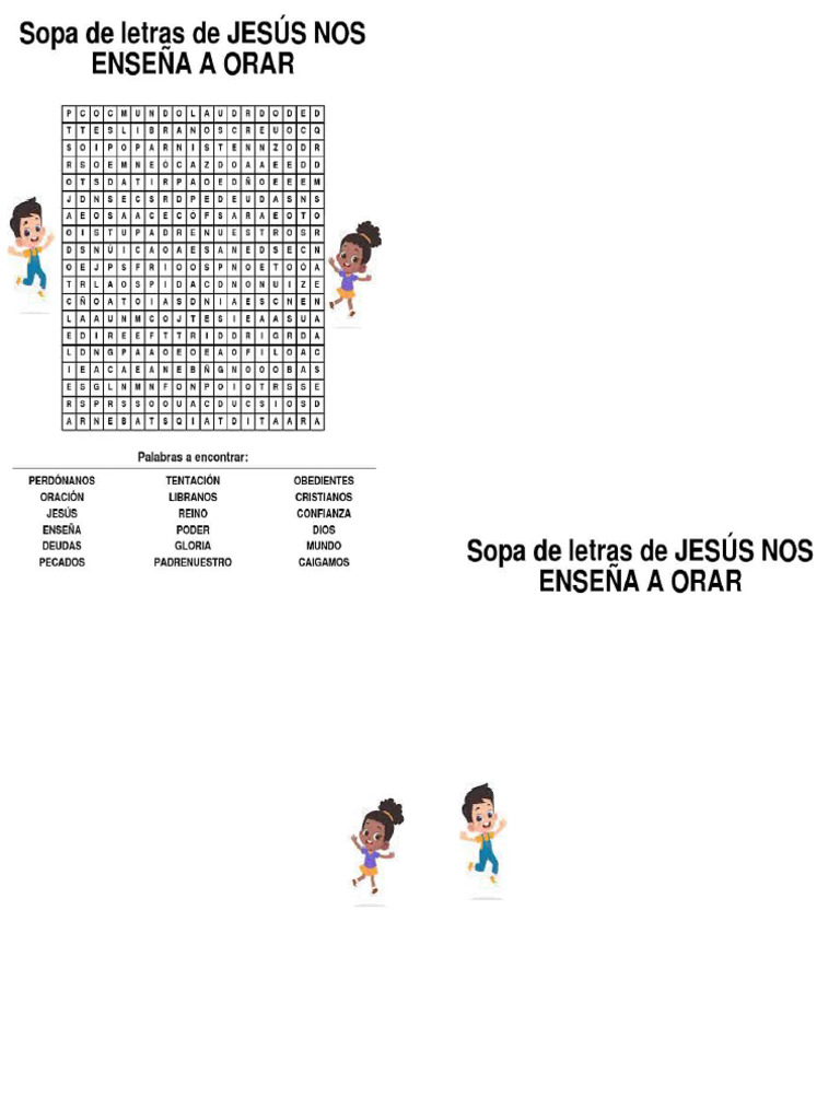 La Oracion Religion Sopa Pdf