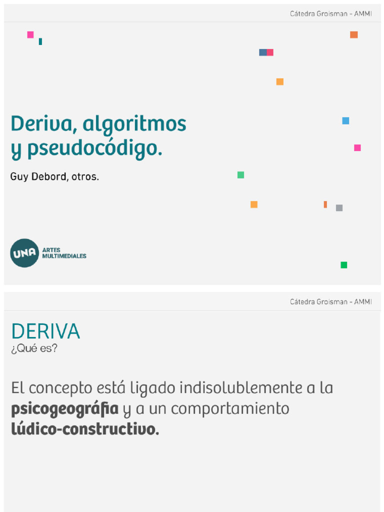 Clase-Debord-Deriva_Algoritmo_Pseudocodigo | PDF
